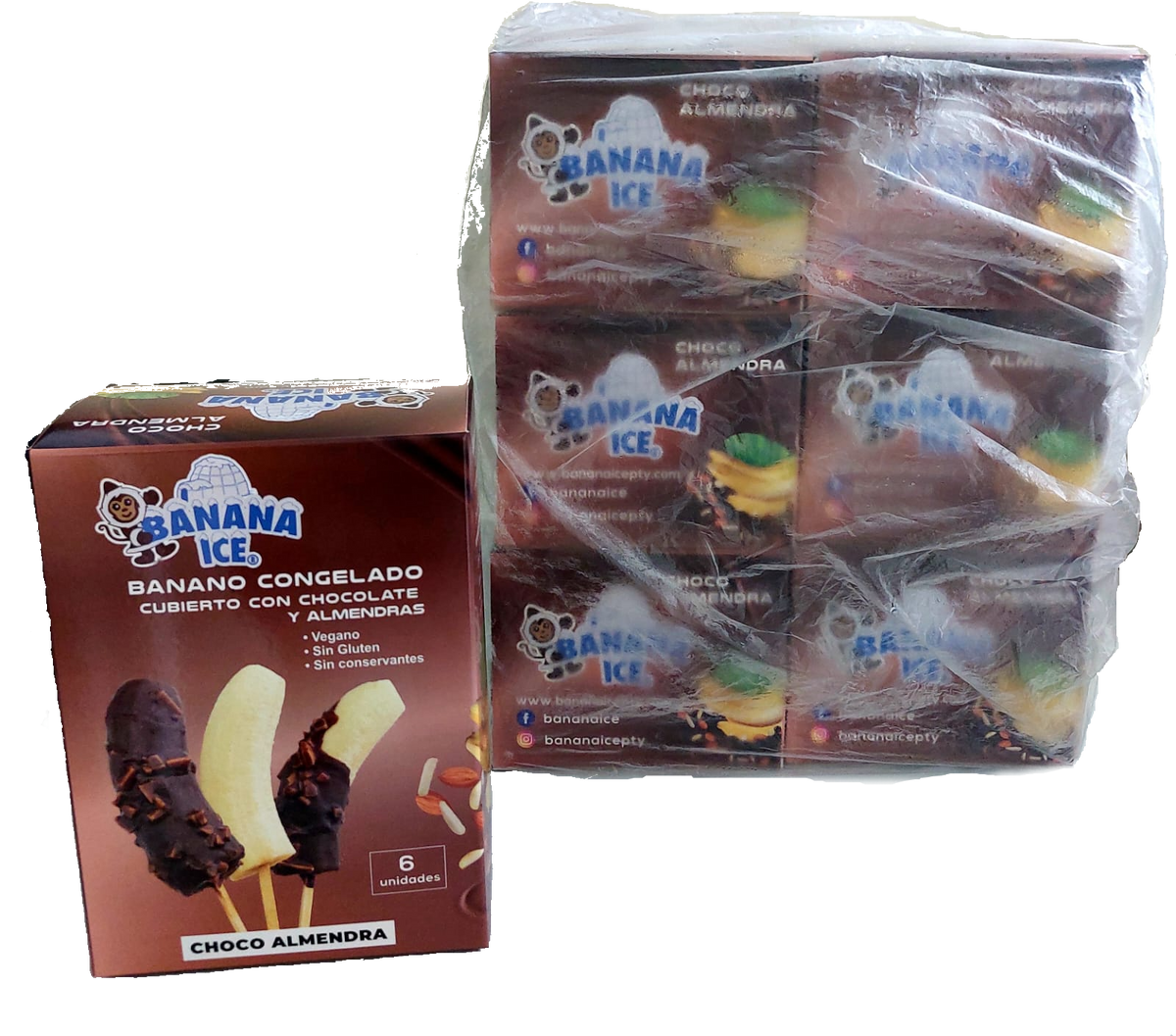 Banana Ice en bolsas con 6 cajas – RoMart
